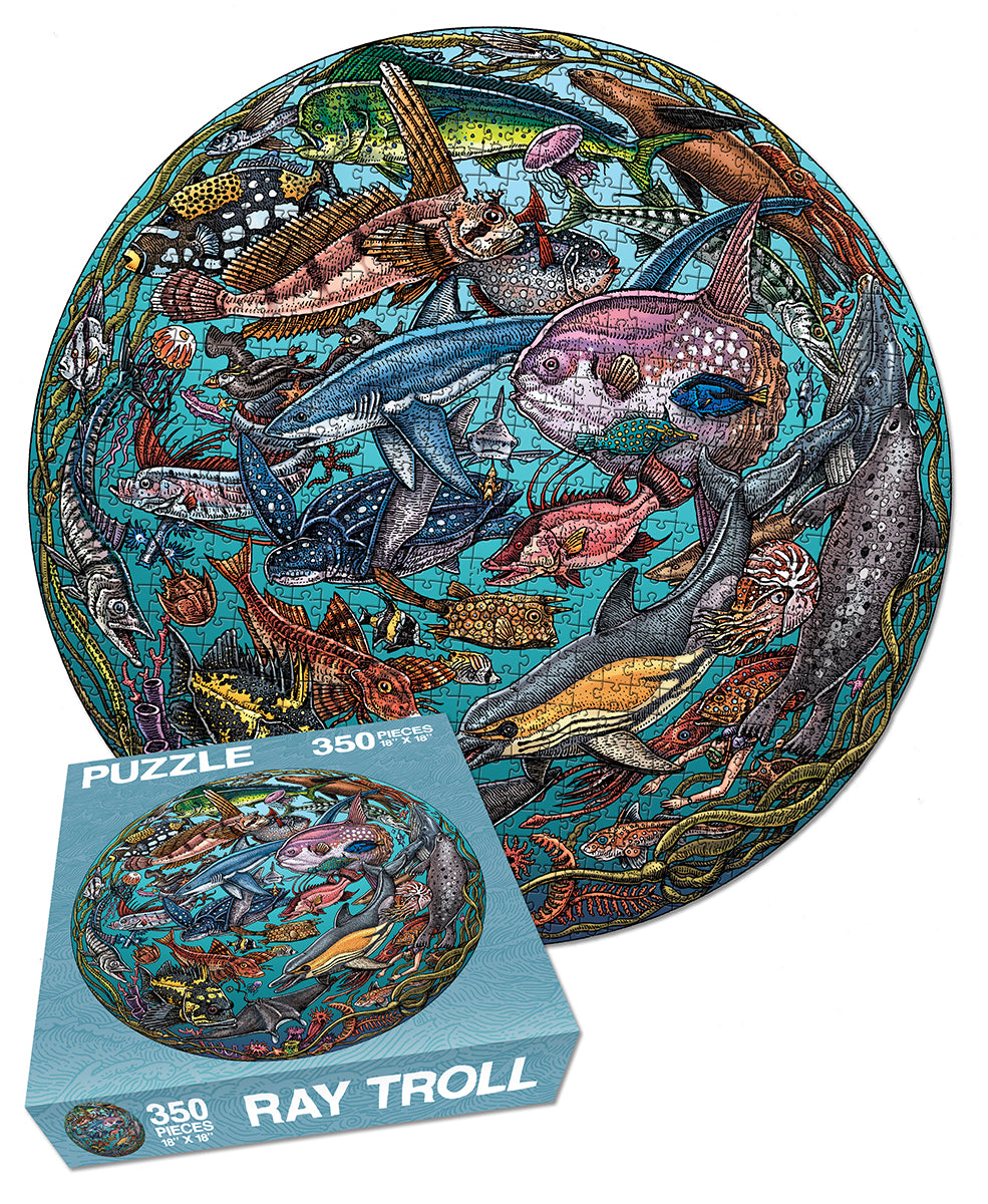 Ray Troll Puzzle – Clover Press