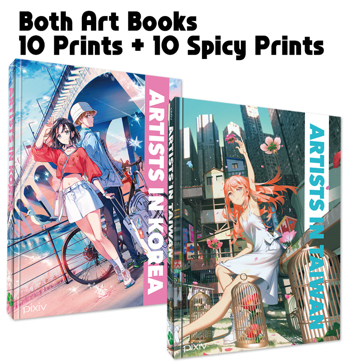 Pixiv: NSFW "SPICY" Prints & Both Art Books – Clover Press